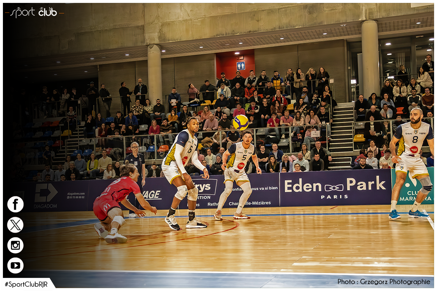 📸 VOLLEY - Retour en images sur Reims Volley 51 1-3 Ajaccio • Sport Club